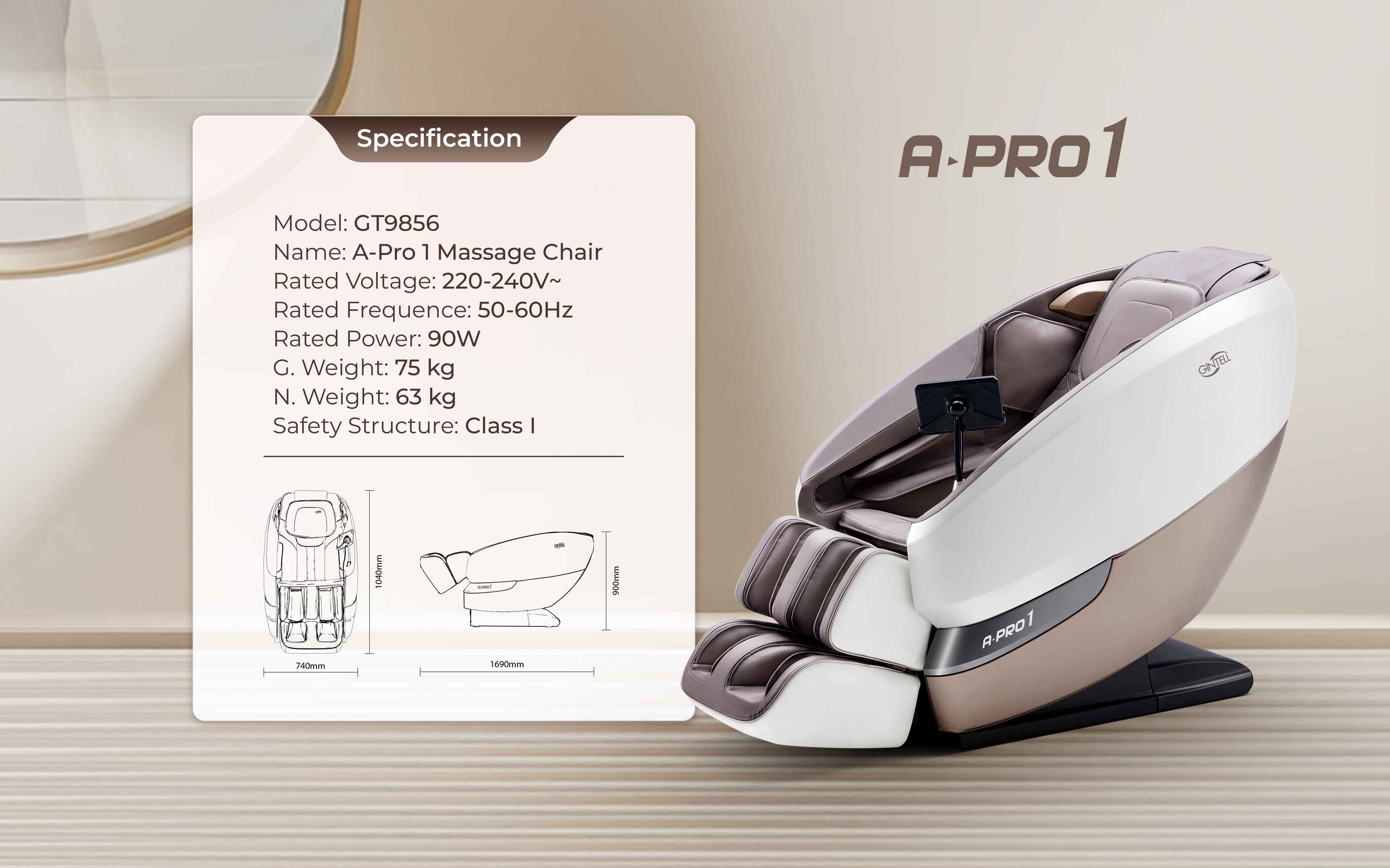 A-Pro 1 Massage Chair – GINTELL