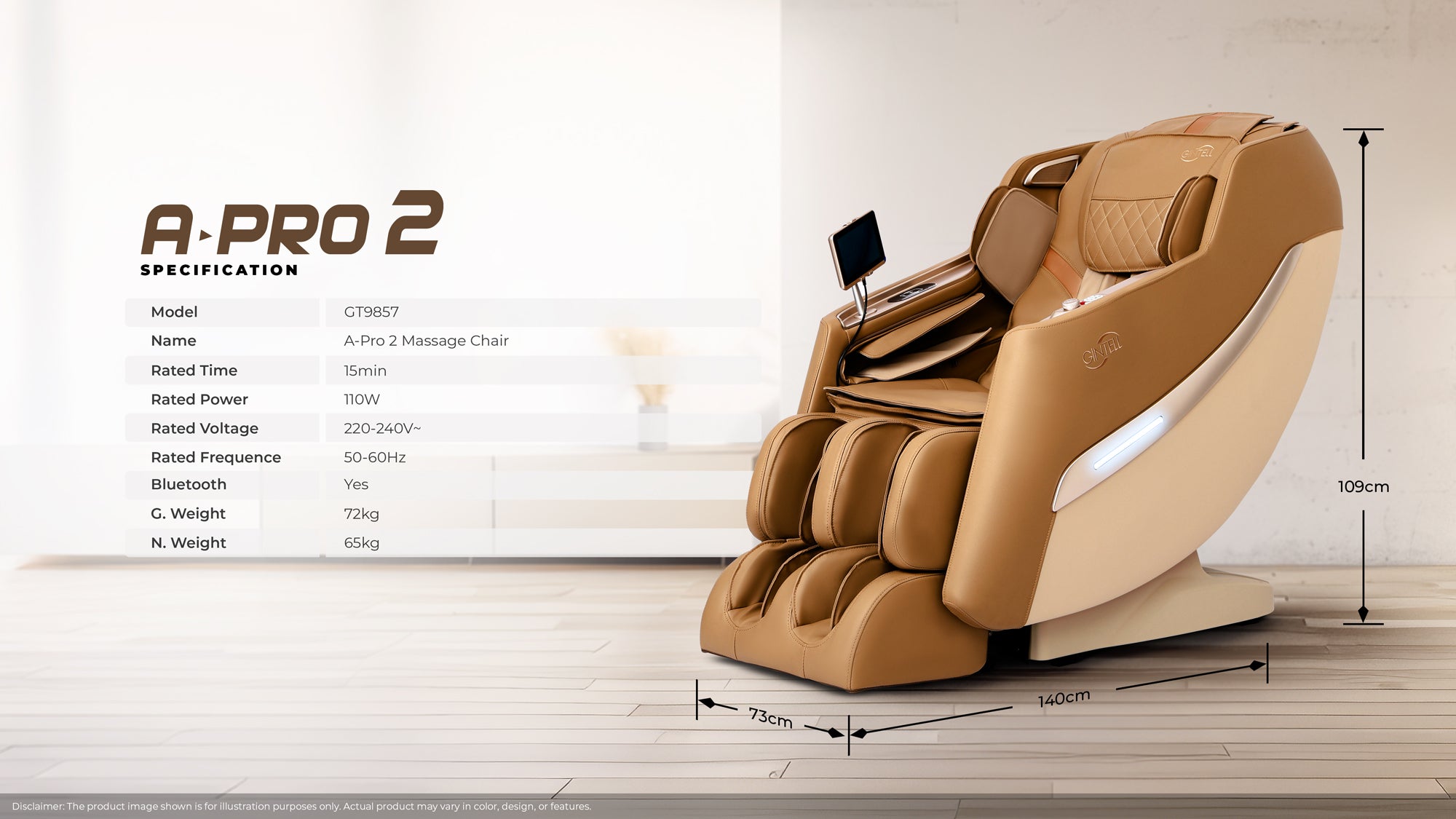 APRO-2 Massage Chair | Free Delivery Nationwide – GINTELL