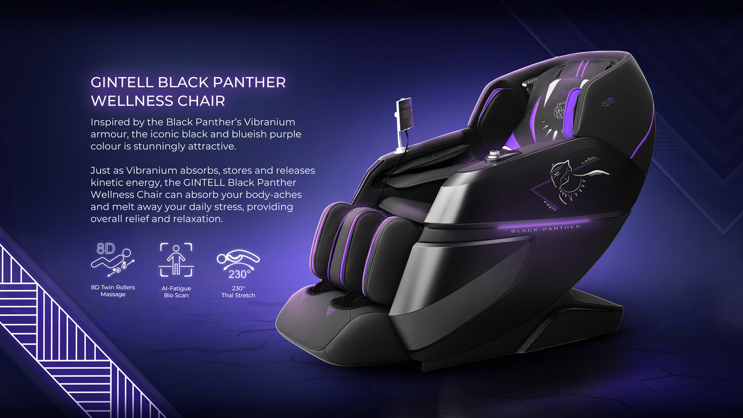 Black Panther Wellness Chair – GINTELL