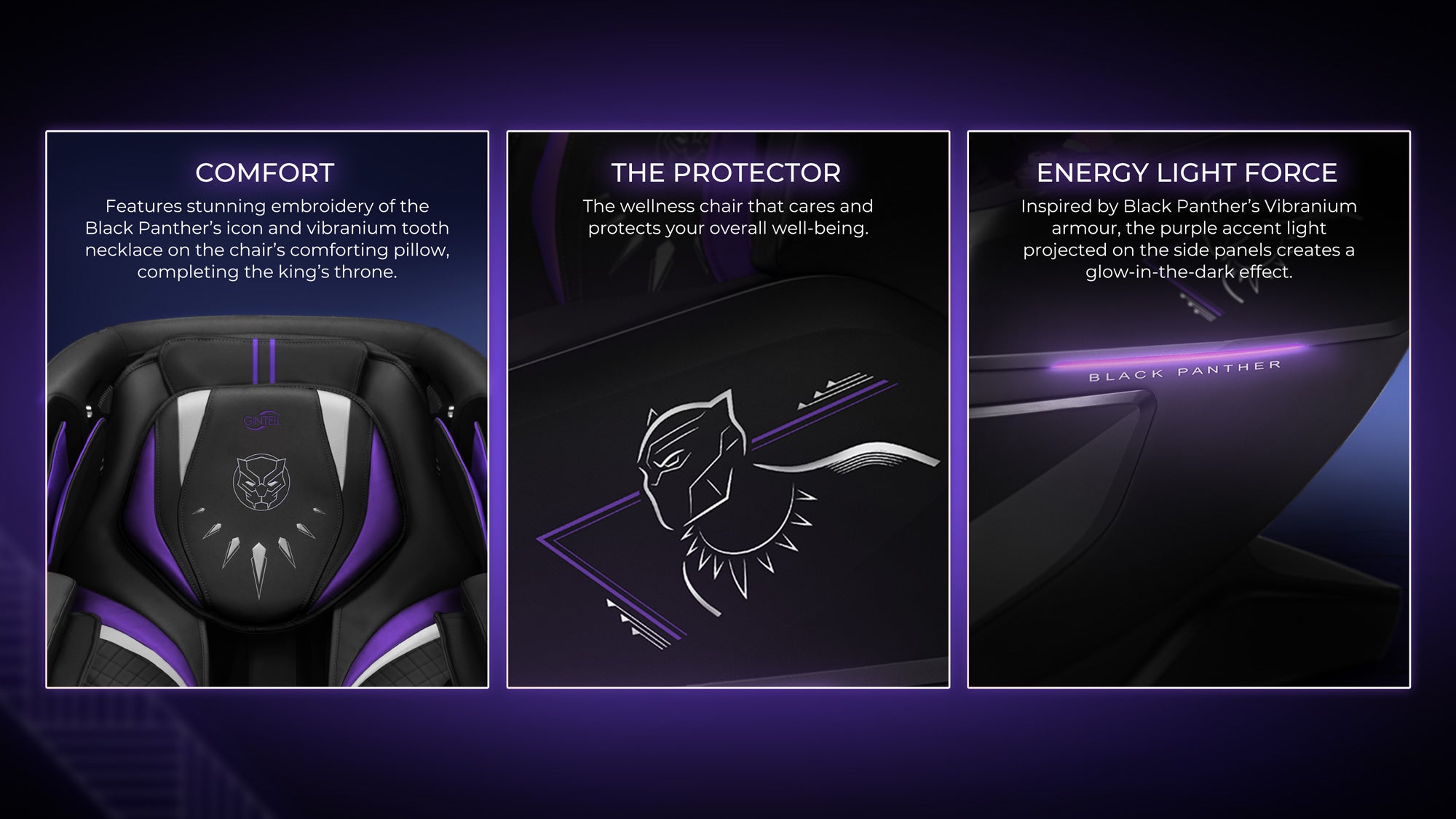 Black Panther Wellness Chair – GINTELL