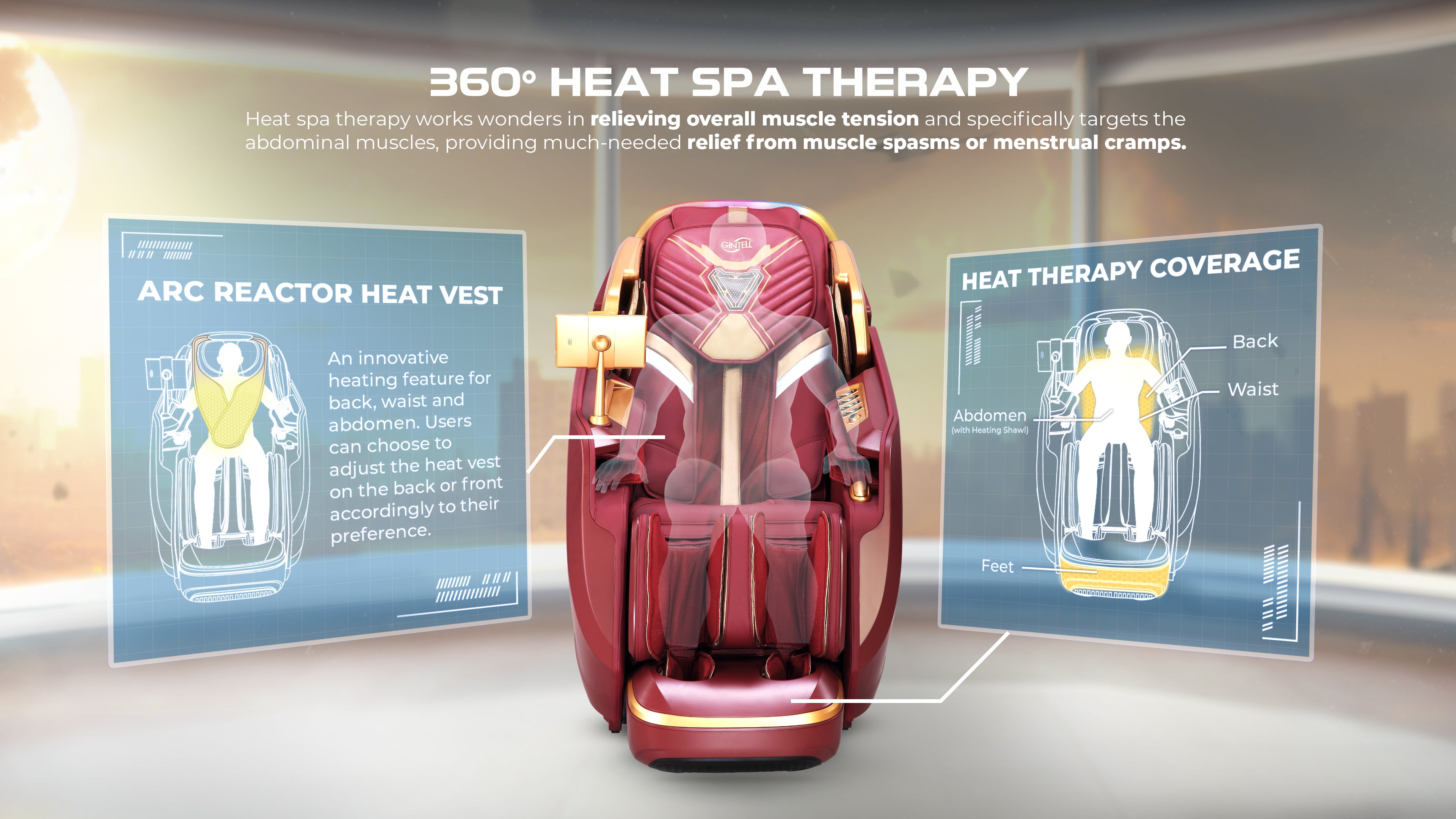 Iron Man Limited Edition Wellness Chair | GINTELL – GINTELL