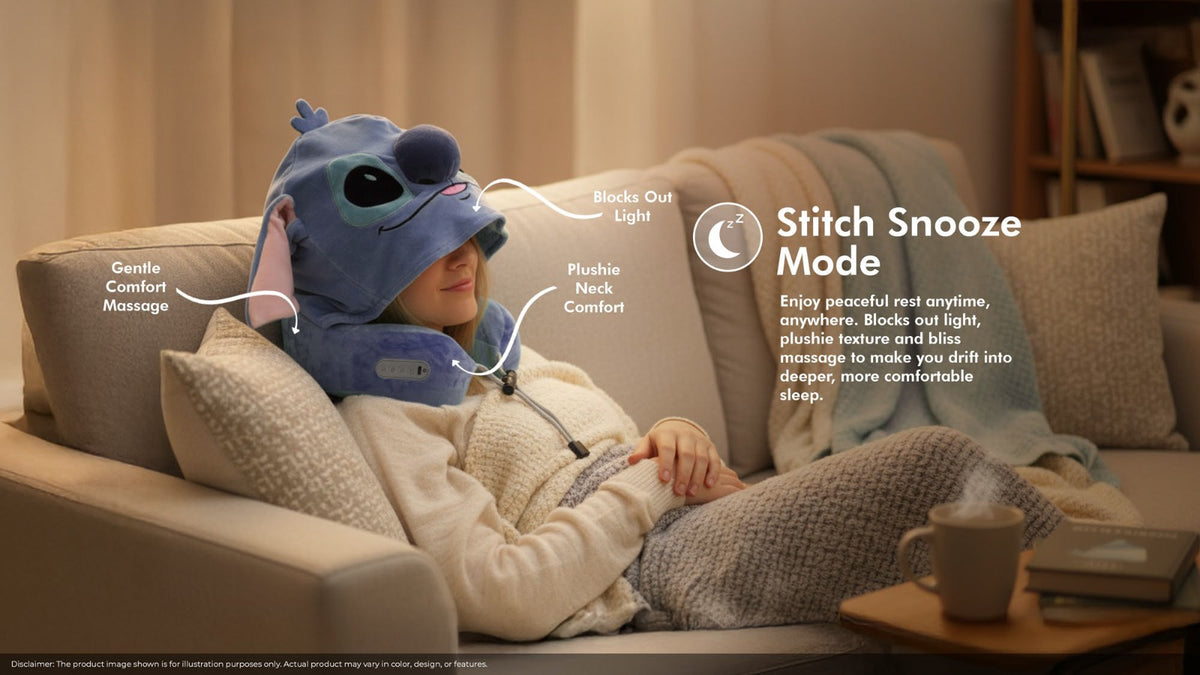Disney Stitch Neck Massager: Heat Therapy for Neck Pain By GINTELL ...
